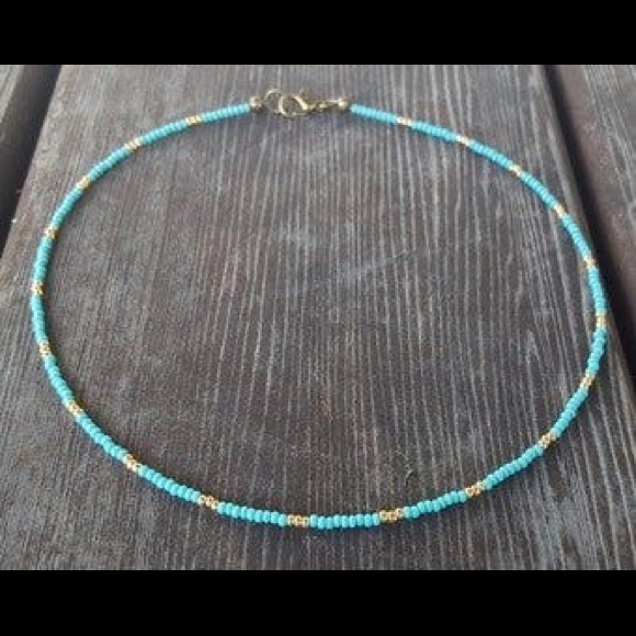 Calvin Klein | Jewelry | Seed Bead Vsco Choker Necklace | Poshmark